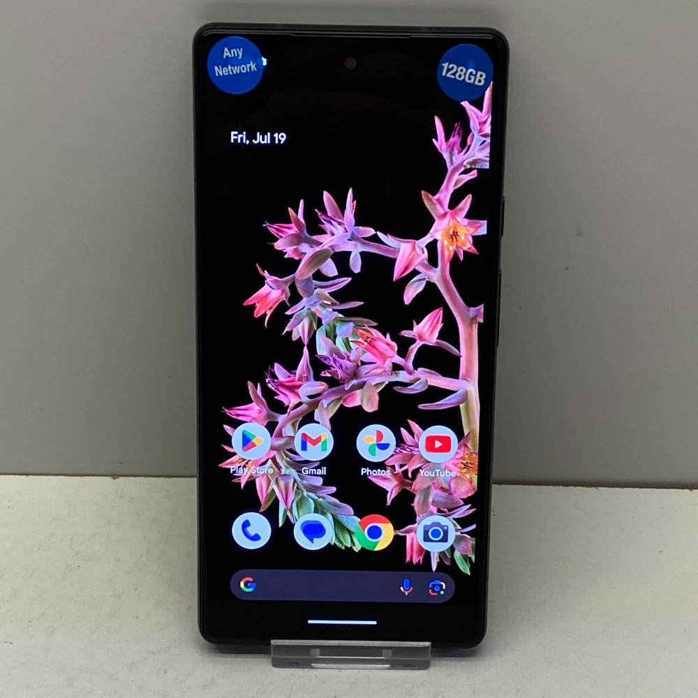 Pre-owned Google Pixel 6 Unlocked Model GB7N6 128GB in Black - Own4Less